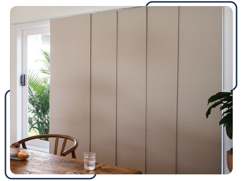 Panel Blinds Dubai | Get Custom Sliding Panel Track Shades