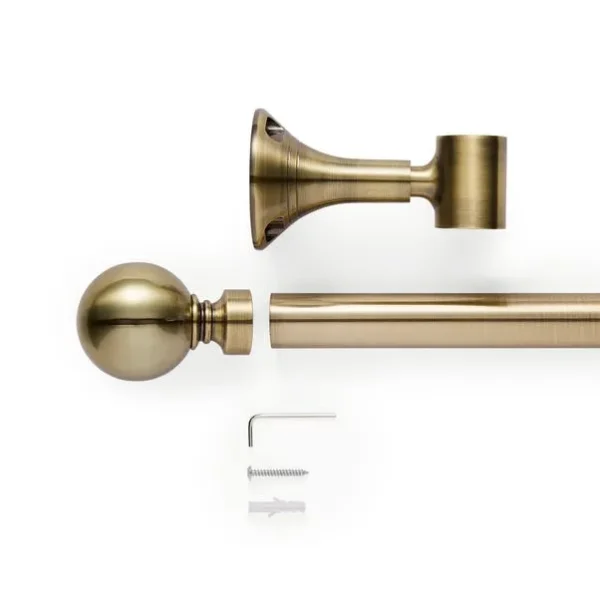 Ashton Metal Eyelet Bay Curtain Rods